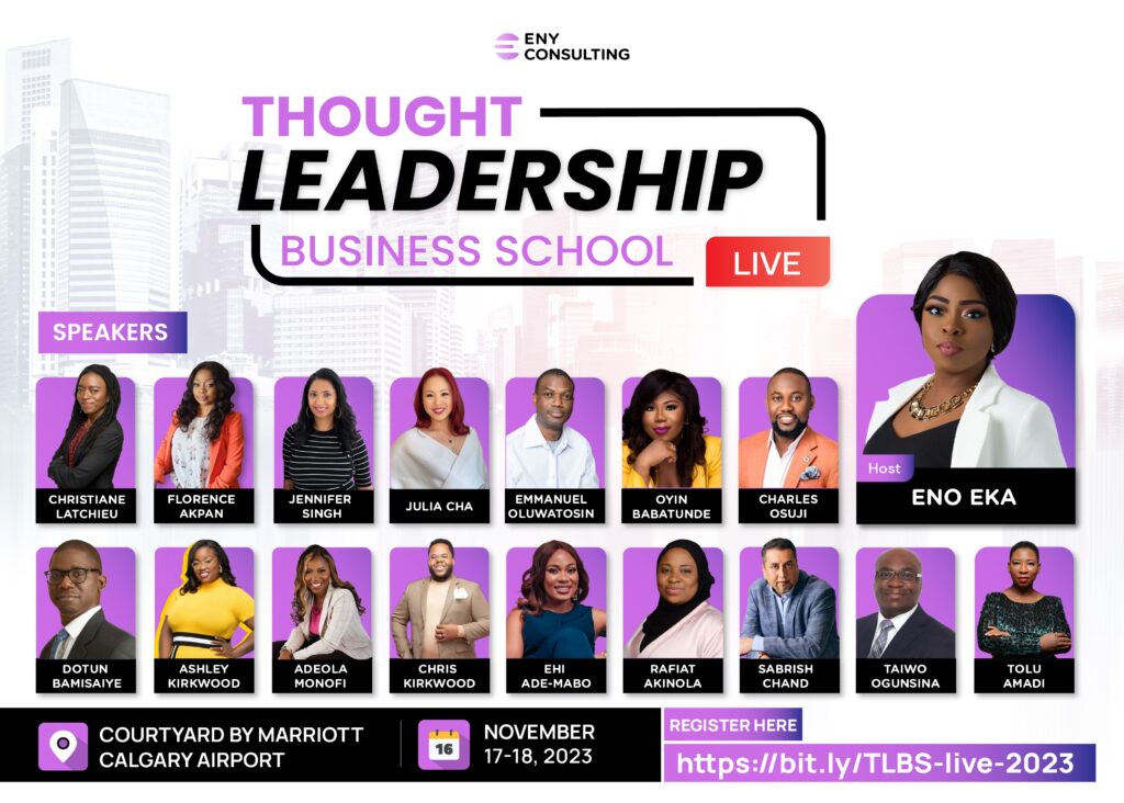 Eny Consulting Inc. Announces Thought Leadership Business School Live ...